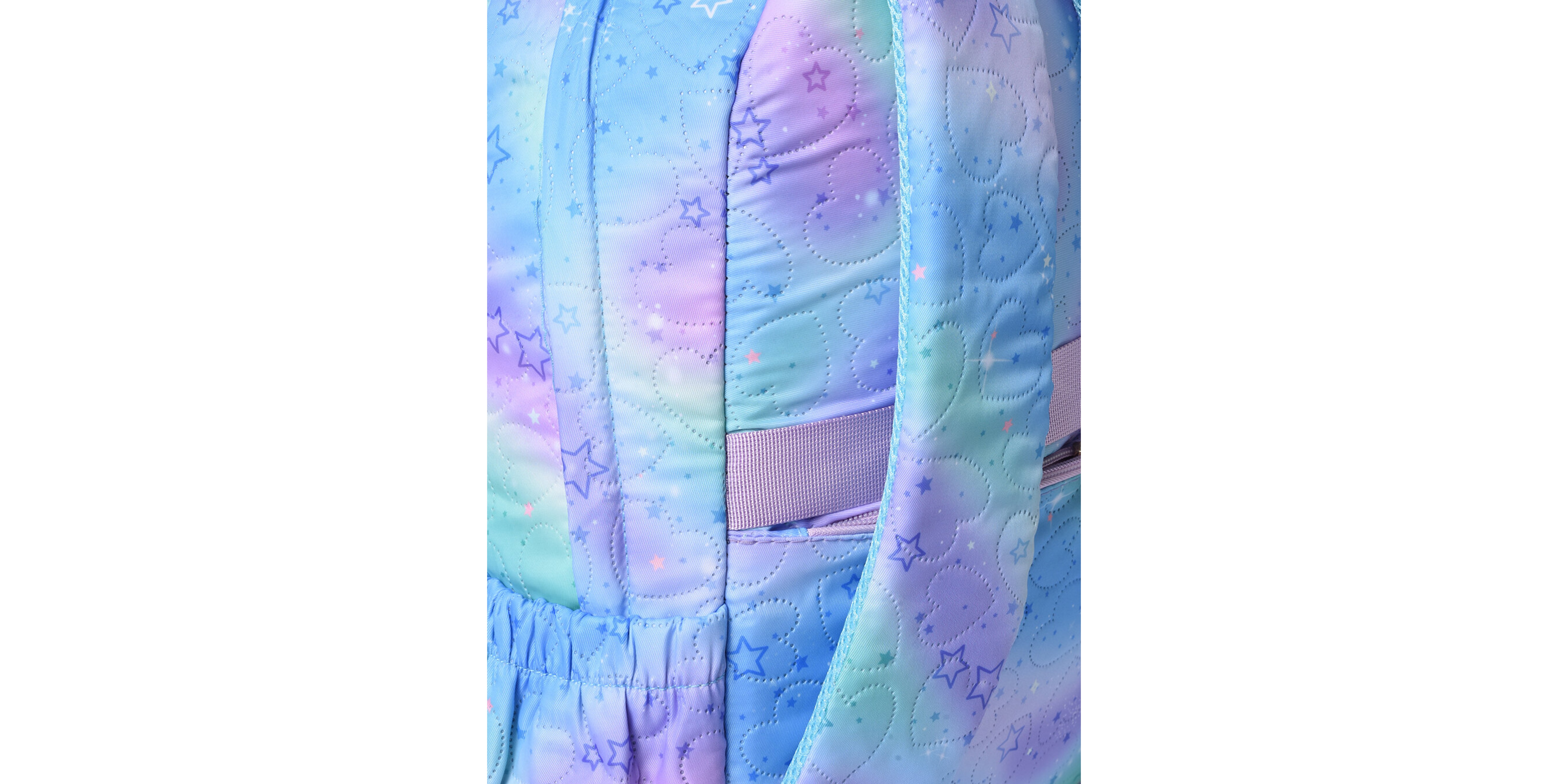 Cotton Candy Hearts Backpack - Turquoise