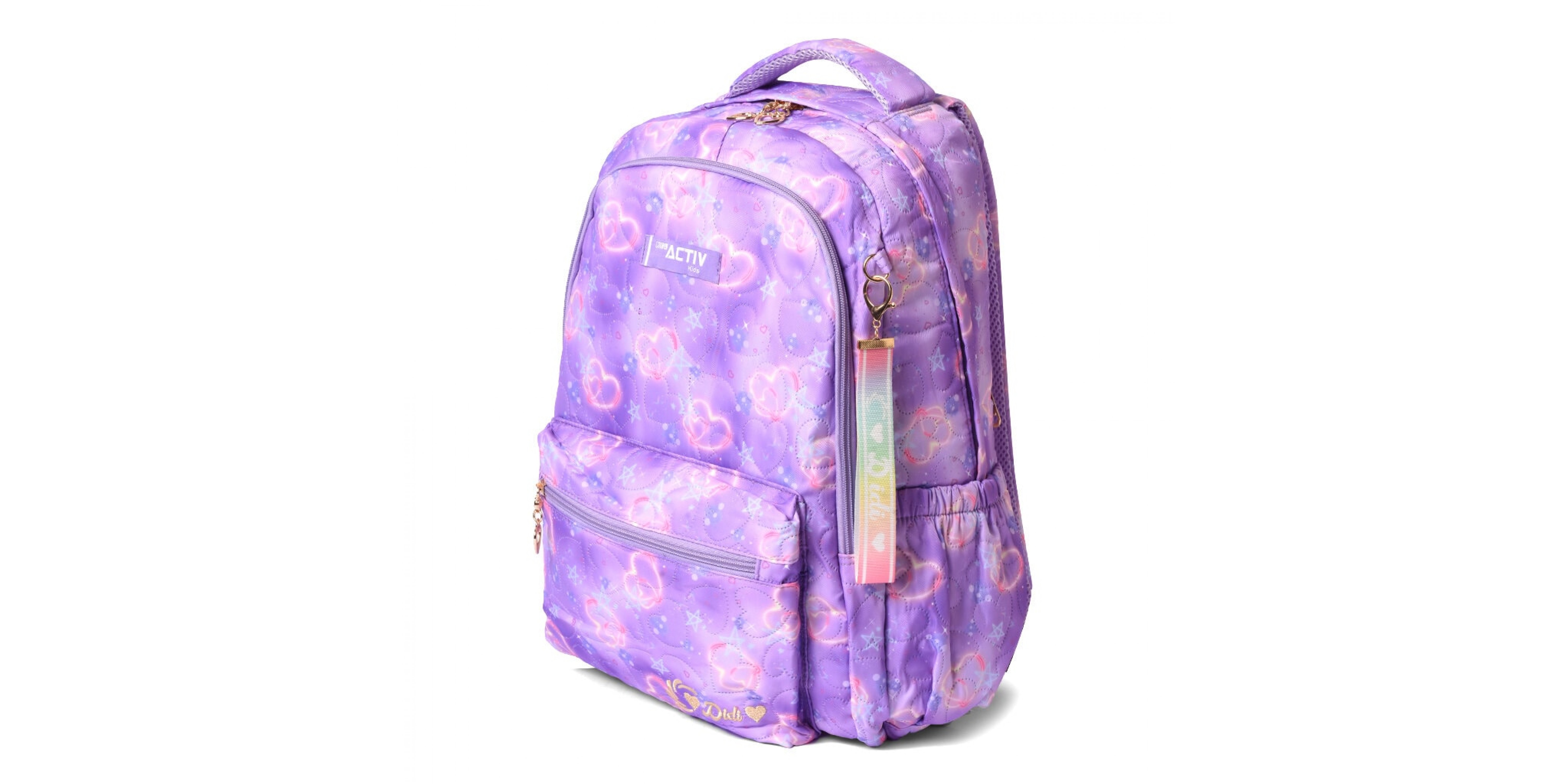 Cotton Candy Hearts Backpack - Violette