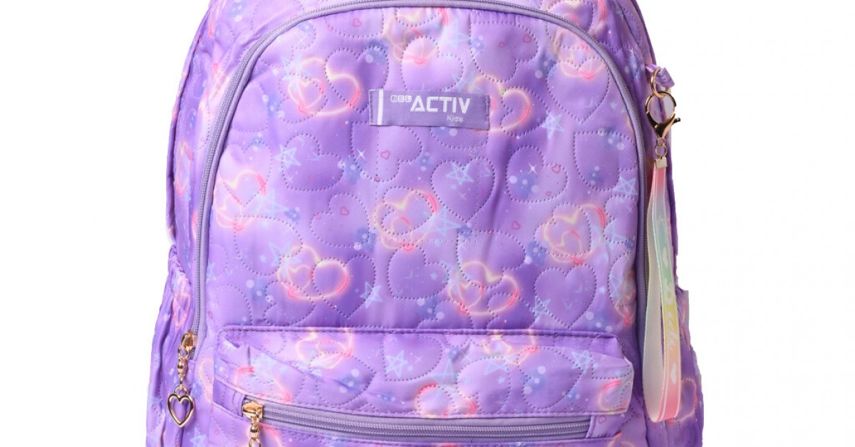 Cotton Candy Hearts Backpack - Violette