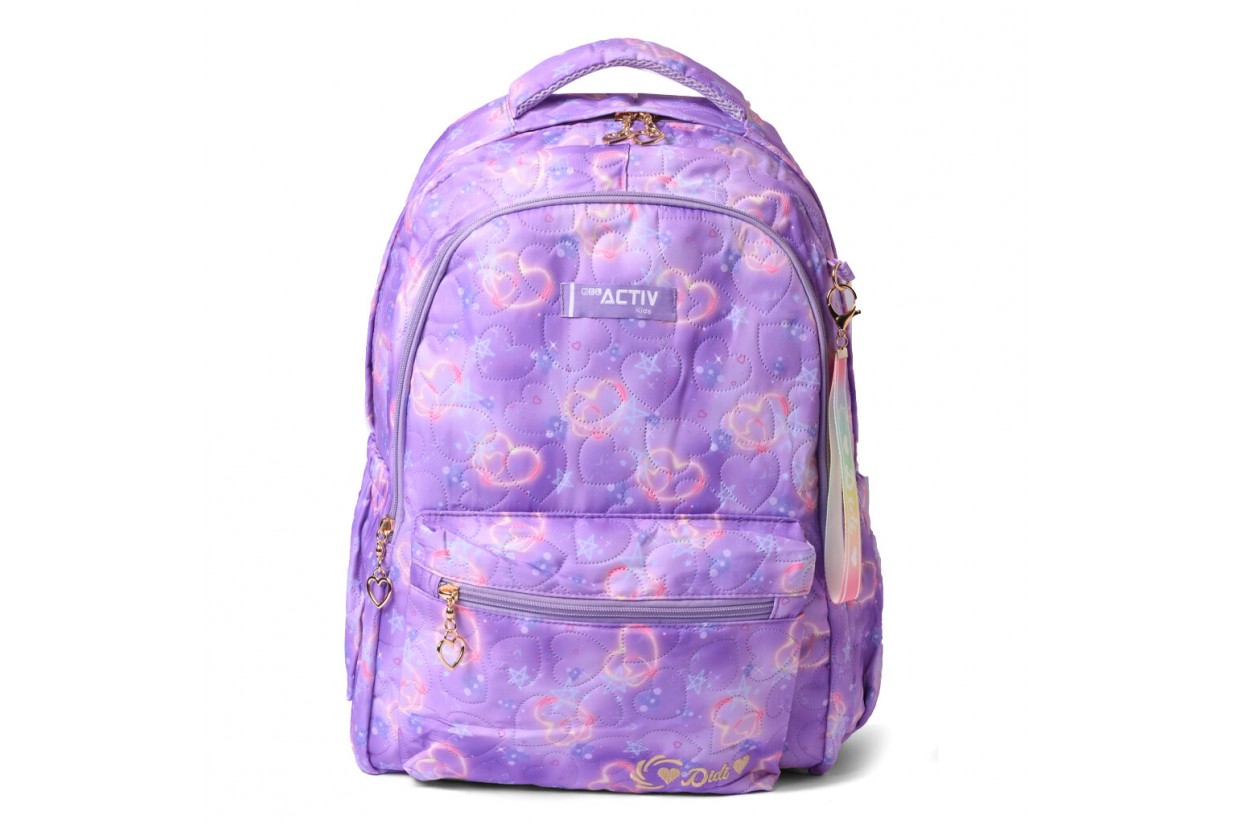 Cotton Candy Hearts Backpack - Violette