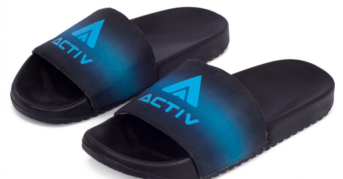 Activ Blue Ray Slippers - Black