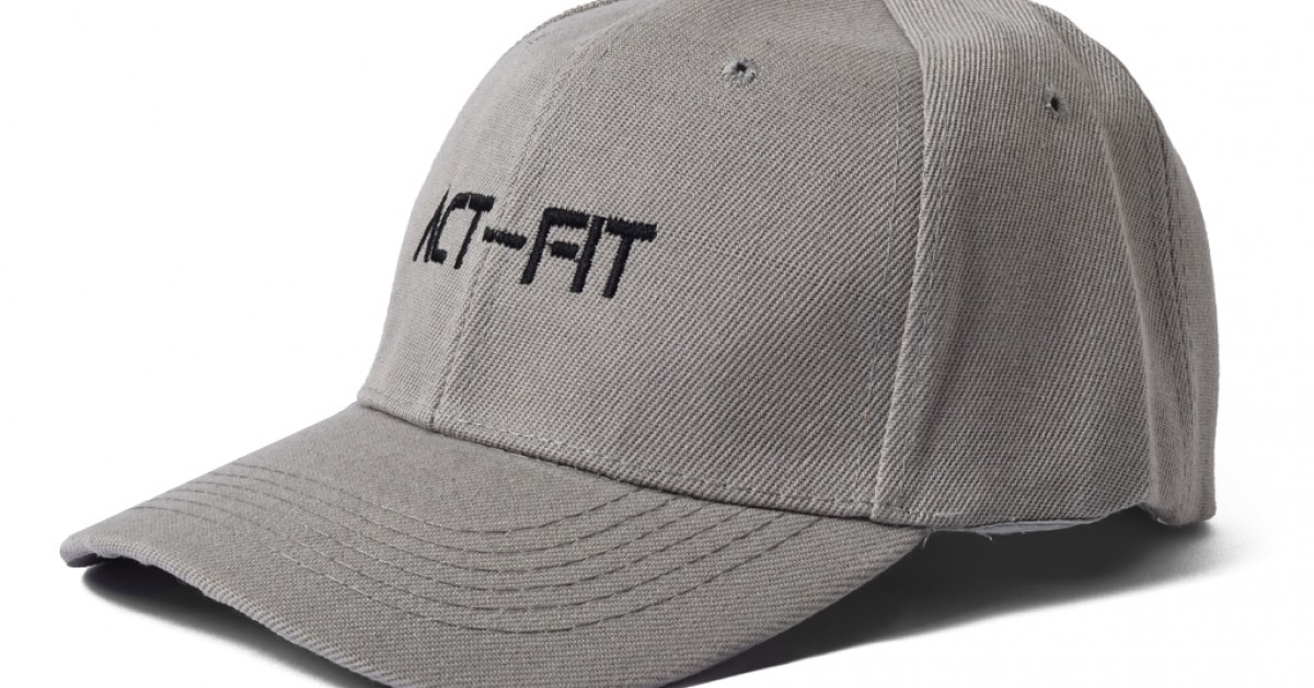 Act-Fit Cap with adjustable strap - Light Grey