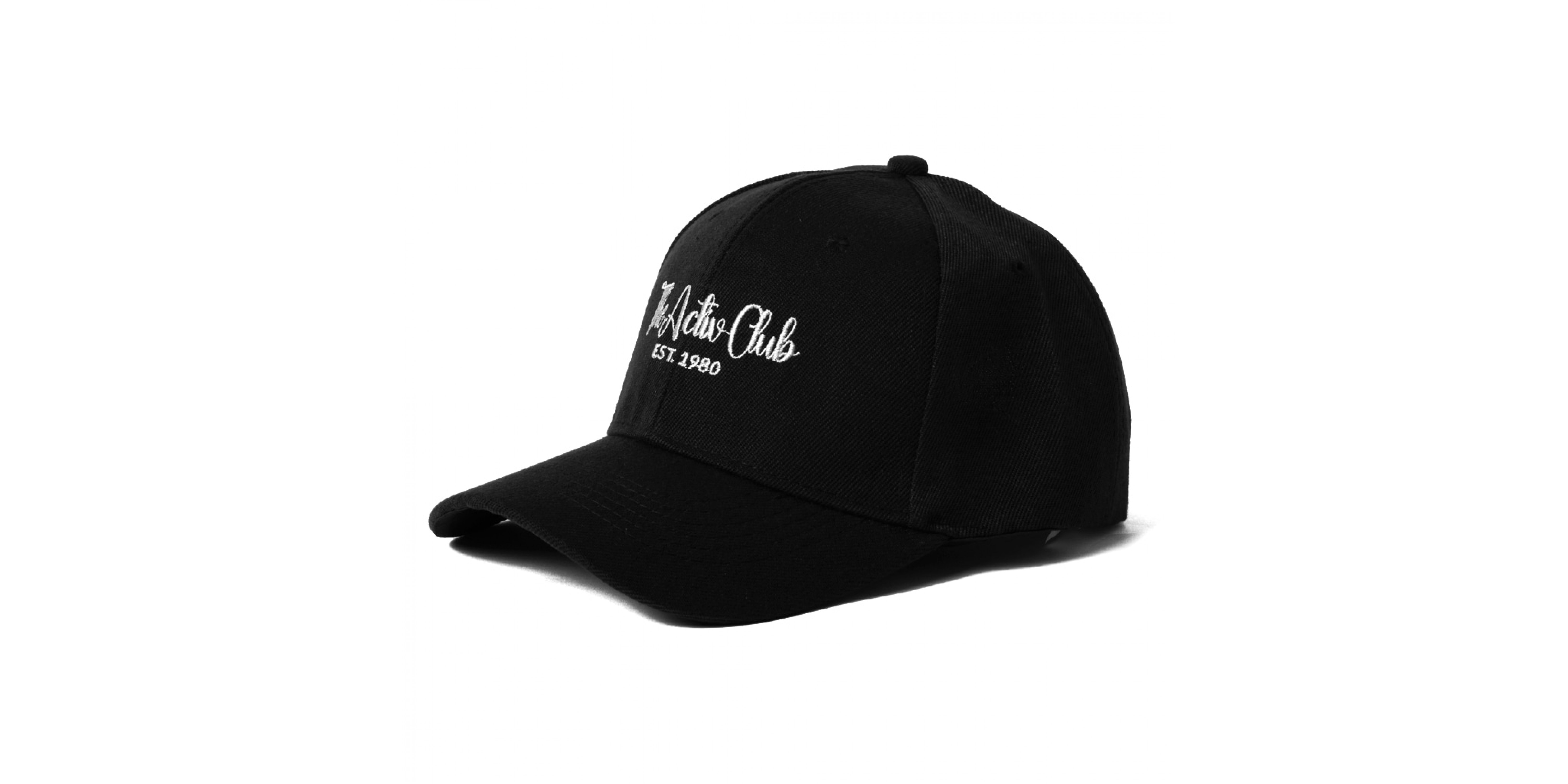 The Activ Club Cap with adjustable strap - Black