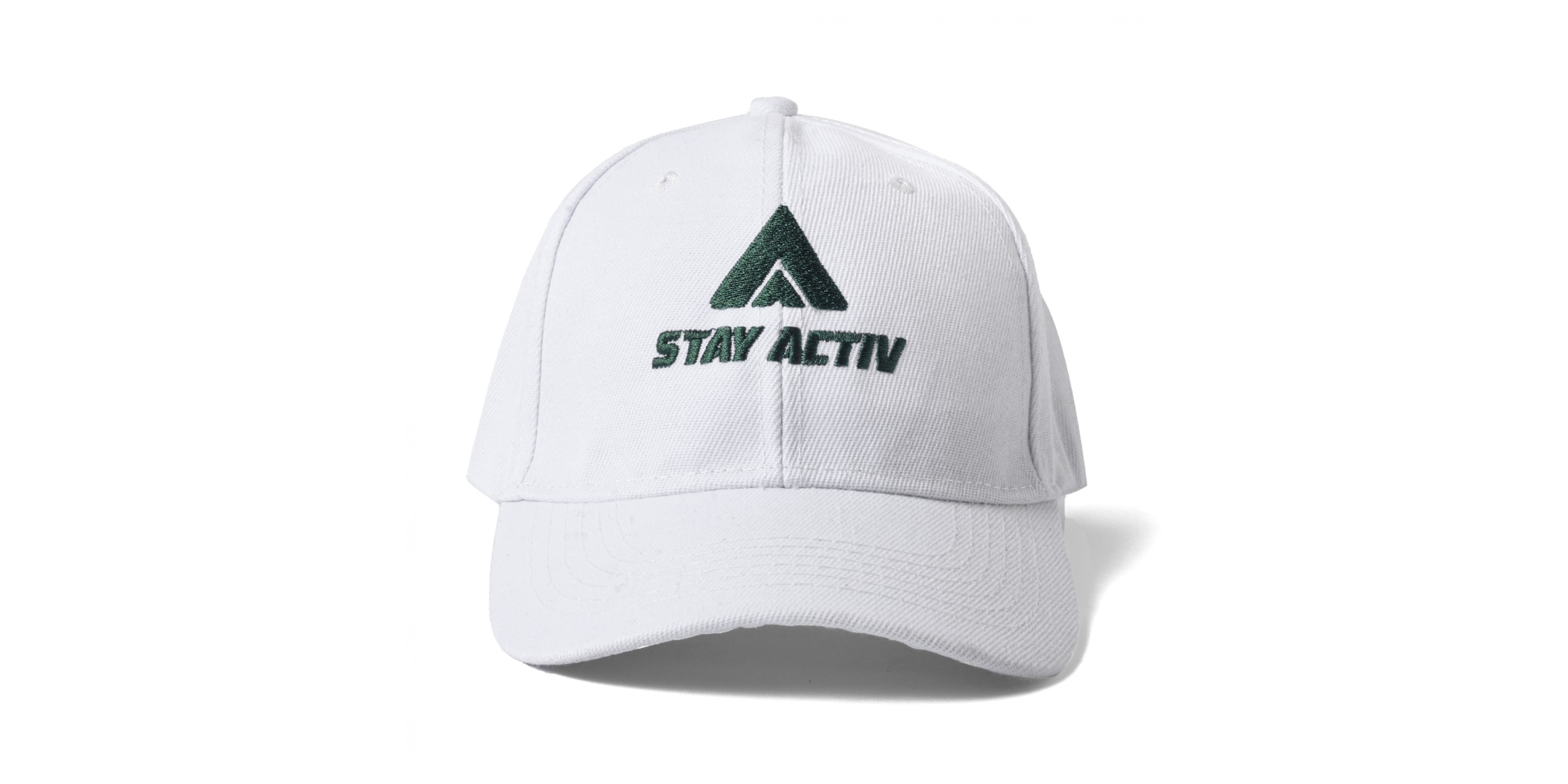 Stay Activ Cap with adjustable strap - White