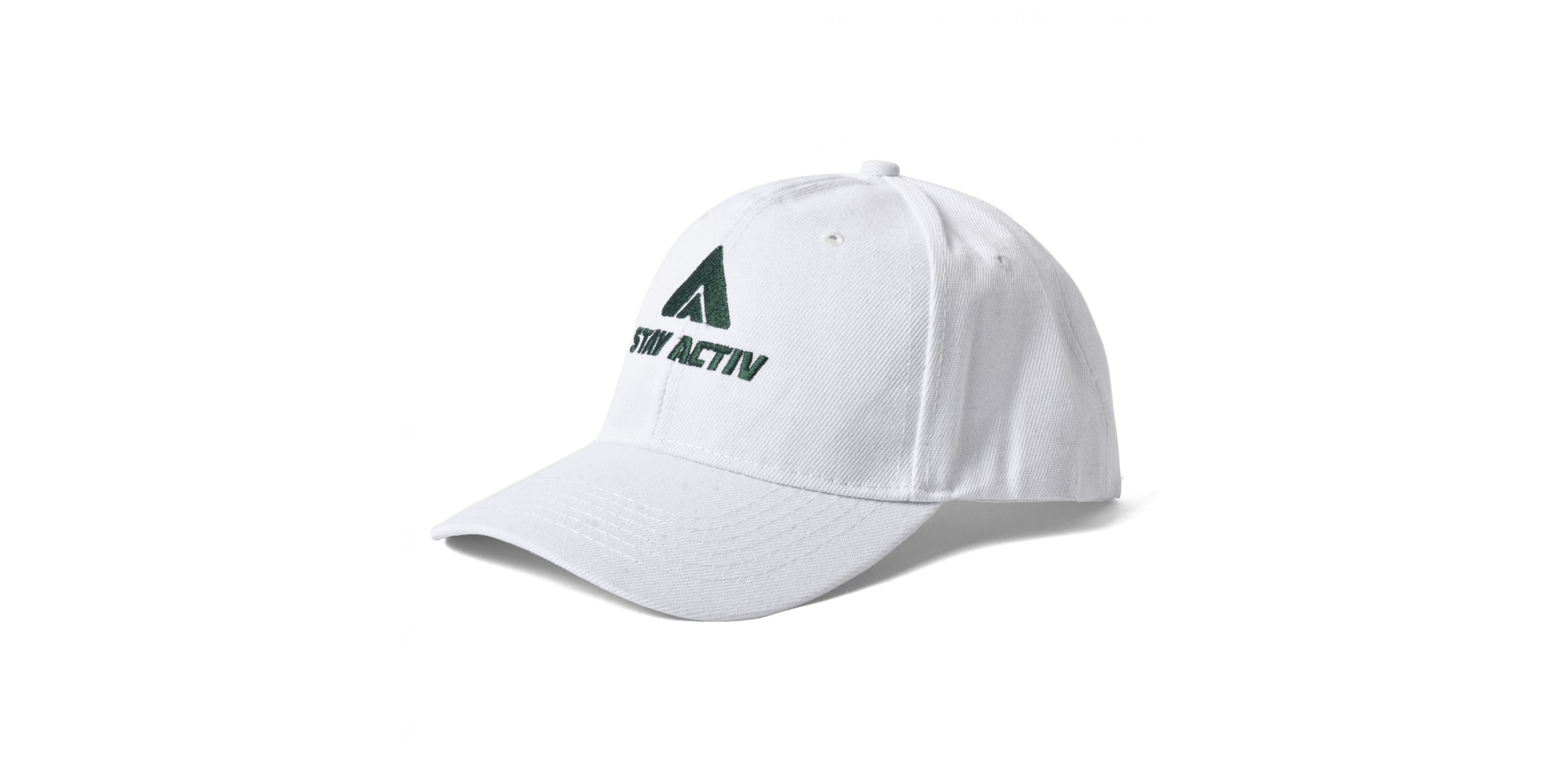 Stay Activ Cap with adjustable strap - White
