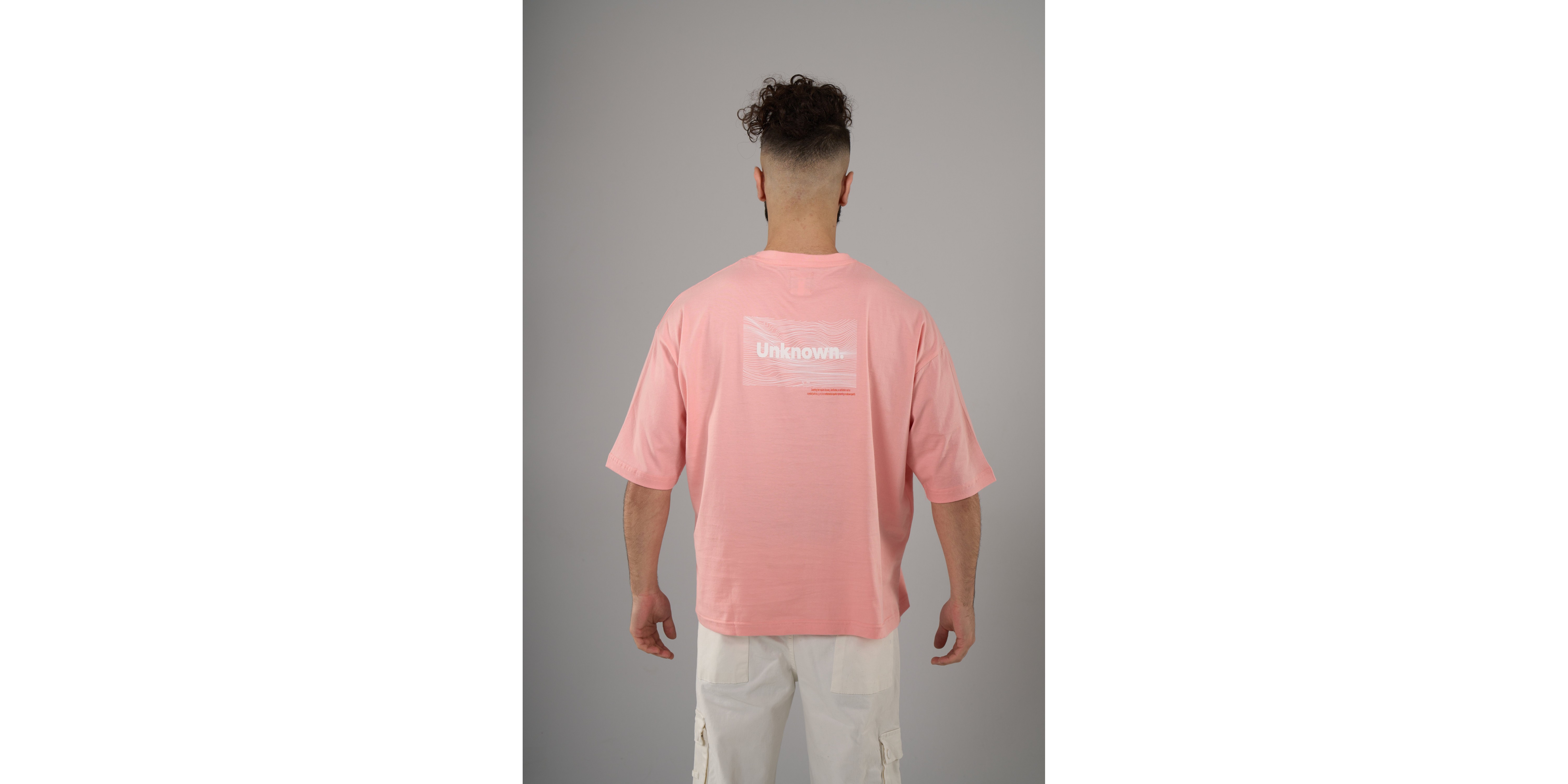 UnKnown Oversized Salmon Pink Tee